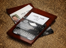 Free Author Business Card Templates - Adazing