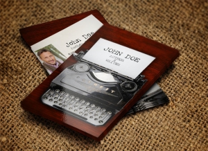 Free Author Business Card Templates - Adazing