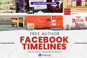 Free Facebook Templates for Authors - Adazing