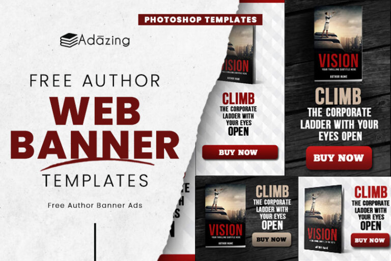 Free Author Banner Ads - Adazing