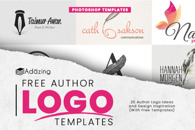 25 Author Logo Ideas and Design Inspiration (With Free Templates)