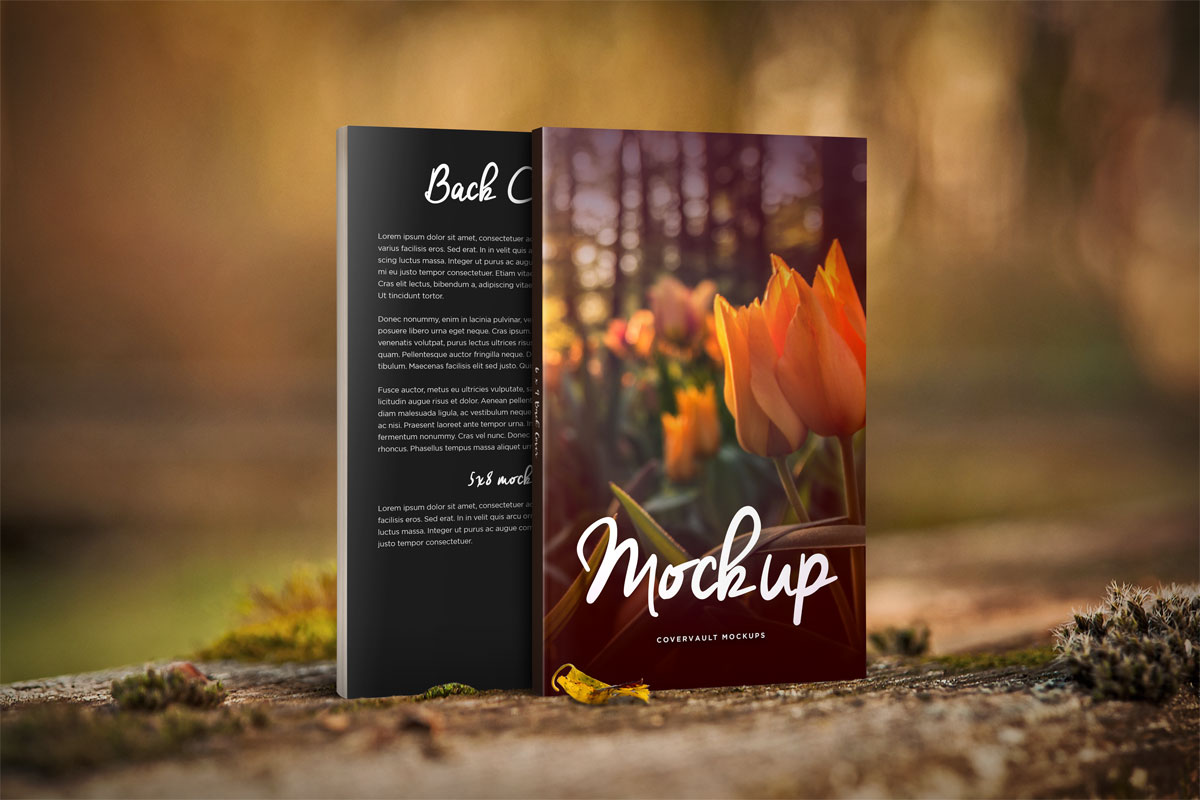 Front and Back Cover Book Mockup – The Complete Collection - Adazing