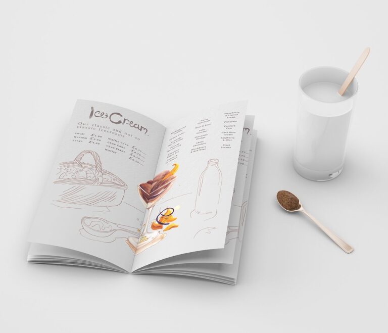 Menu Book Mockup – The Complete Collection - Adazing
