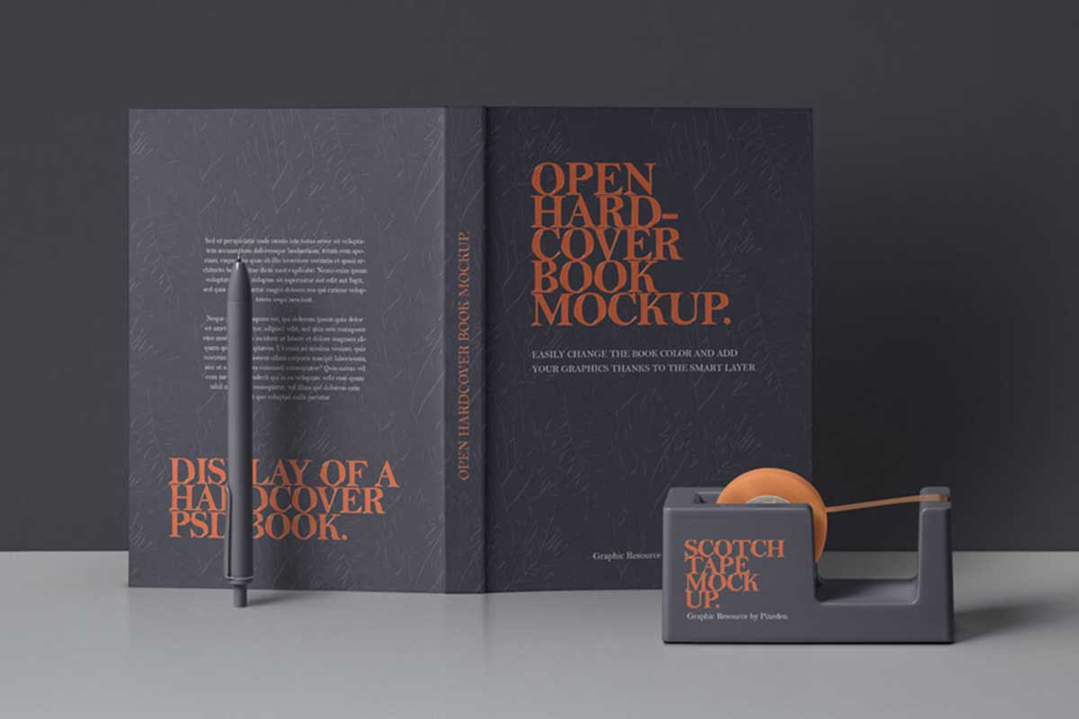 Front and Back Cover Book Mockup – The Complete Collection - Adazing