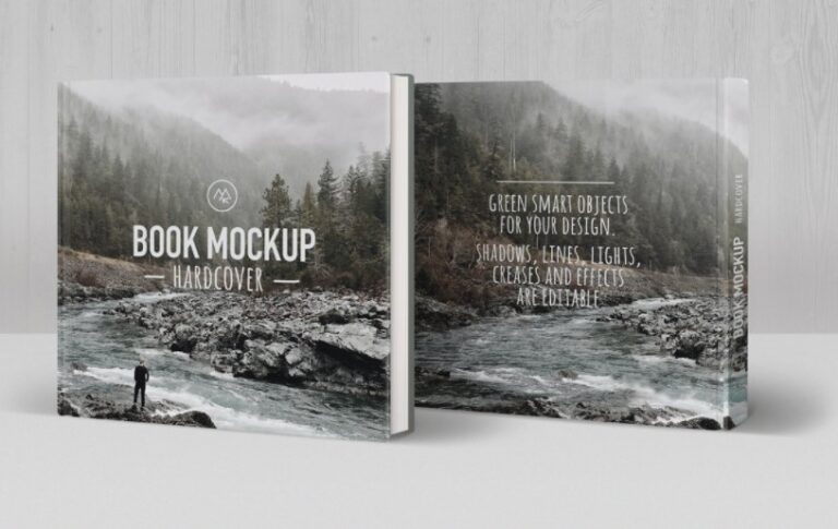 Front and Back Cover Book Mockup – The Complete Collection - Adazing