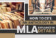 How To Cite An Anthology In MLA: Explained In Details - Adazing