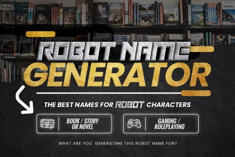 Robot Name Generator: The Best Names For Robot Characters - Adazing