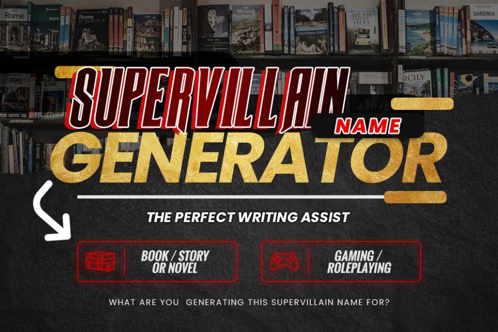 Supervillain Name Generator: The Perfect Writing Assist - Adazing