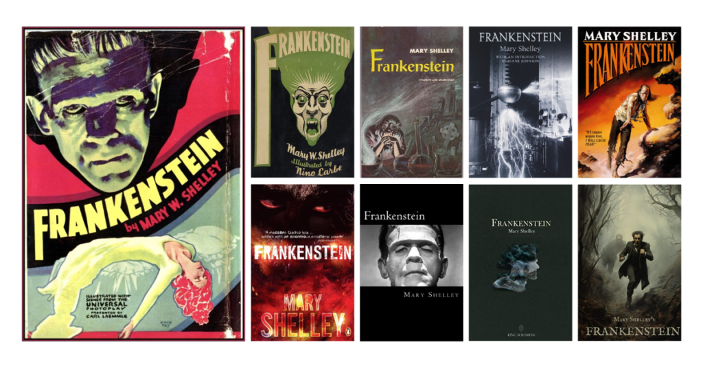 Frankenstein Book Covers - Adazing