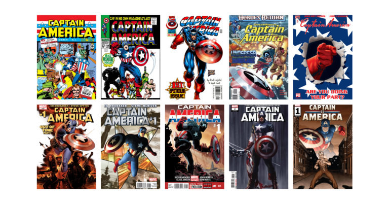 Captain America Comic Book Covers - Adazing