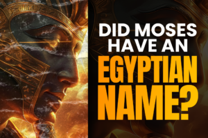 Did Moses have an Egyptian Name? - Adazing