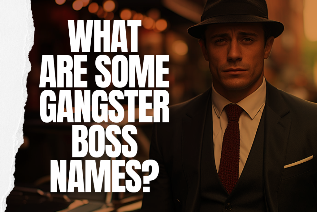 What are Some Gangster Boss Names? - Adazing