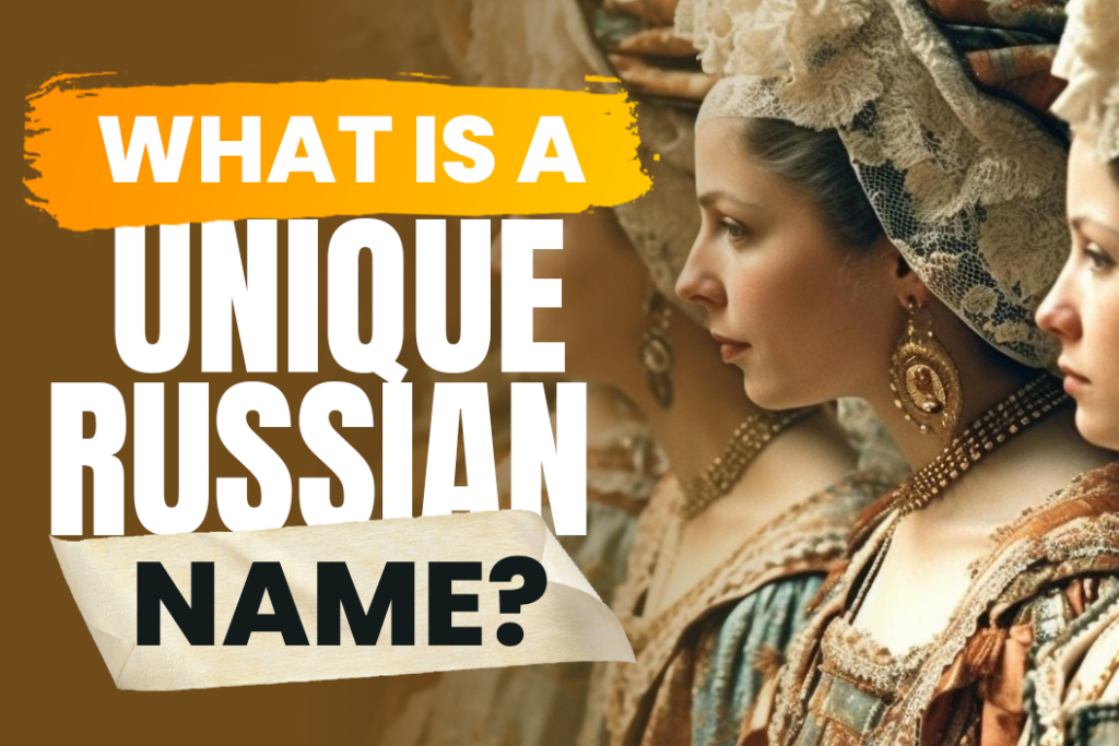 Qual è un nome russo unico? - Adazing