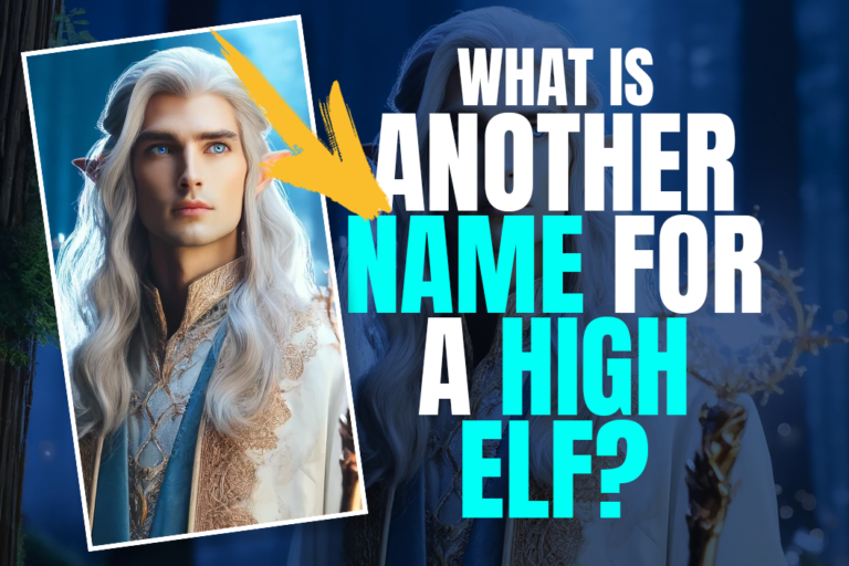 What is Another Name for a High Elf?