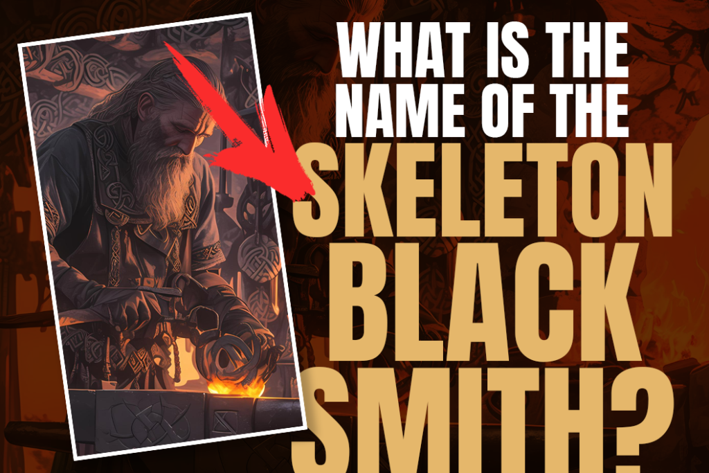 What is the name of the skeleton blacksmith? - Adazing