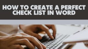 How to Create a Perfect Check List in Word - Adazing