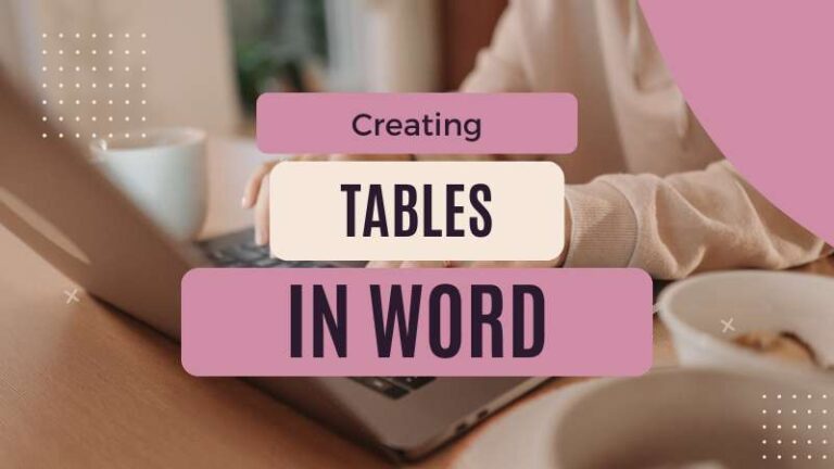 Cómo crear tablas en Word - Adazing