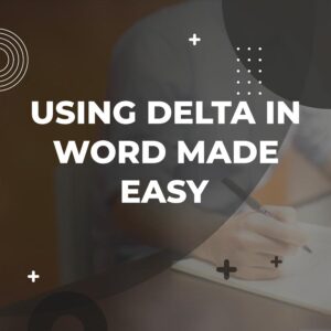 Mastering the Delta Symbol in Word - Adazing