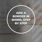 How to Add a Border in Word - Adazing