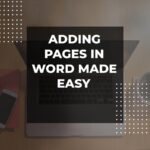 How to Add Another Page in Word - Adazing