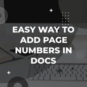 Cómo añadir números de página en Google Docs - Adazing