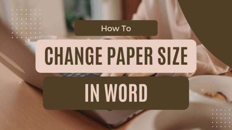 How to Change Paper Size in Word - Adazing