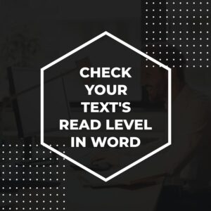 How to Check Reading Level in Word - Adazing