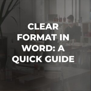 How to Clear Formatting in Word - Adazing