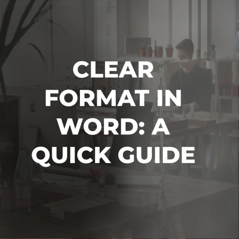 How to Clear Formatting in Word - Adazing