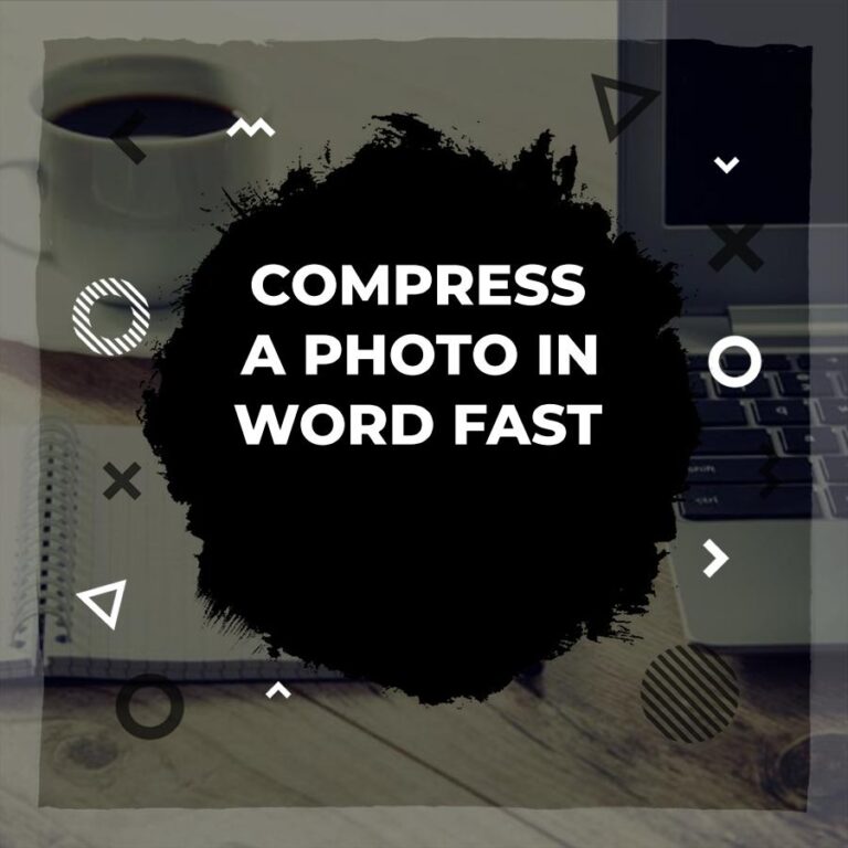 How to Compress a Picture in Word - Adazing