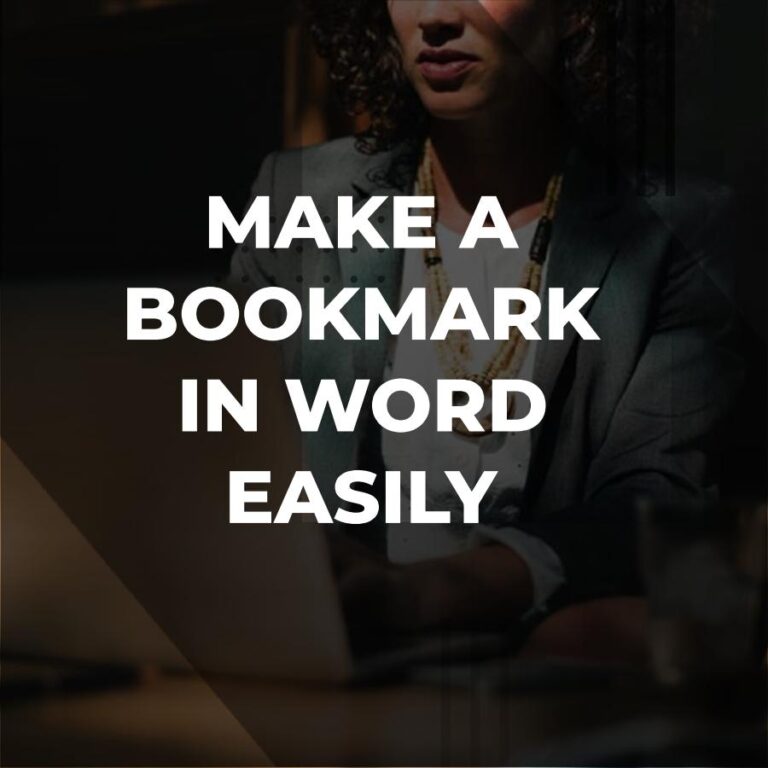 Cara Membuat Bookmark di Word - Adazing