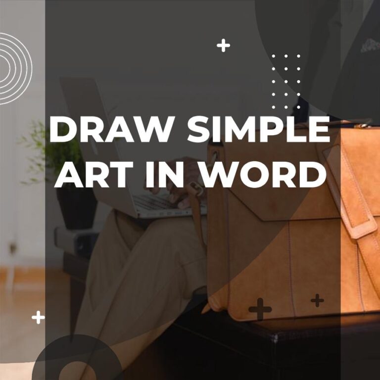 How to Draw in Word - Adazing