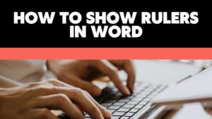 Paano Magpakita ng mga Ruler sa Word - Nakakatamad