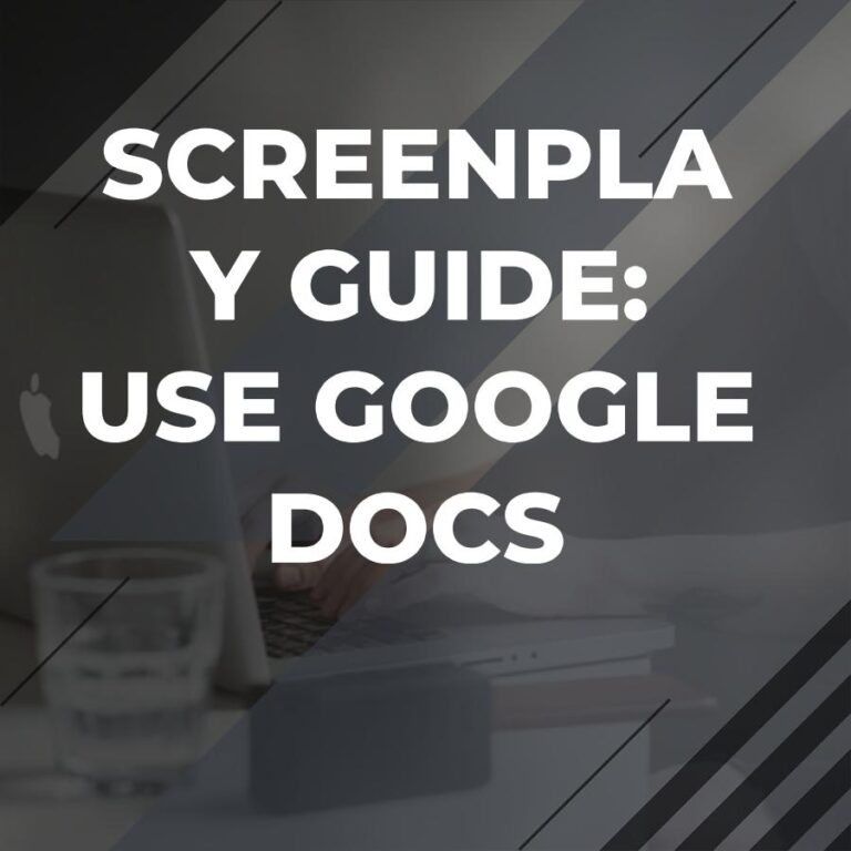 How to Write a Screenplay in Google Docs - Adazing