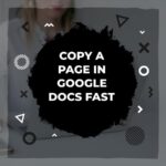 How to Copy a Page in Google Docs - Adazing