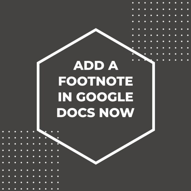 How to Add a Footnote in Google Docs With Ease - Adazing