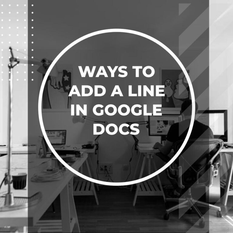 How to Add a Line in Google Docs - Adazing