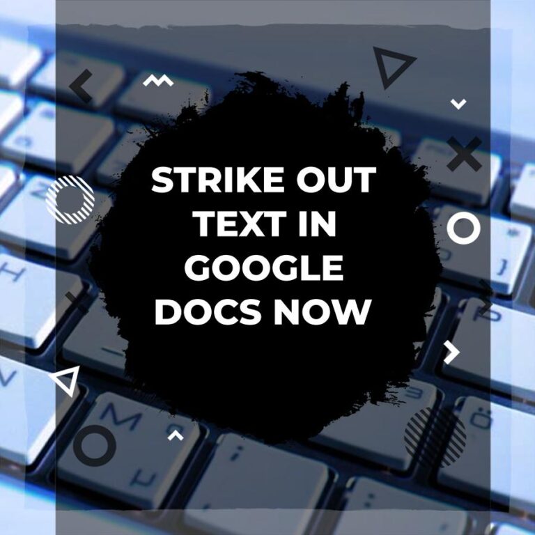 How to Strike Out in Google Docs - Adazing
