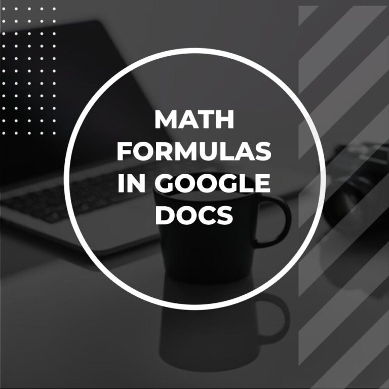 Mastering Equations in Google Docs - Adazing