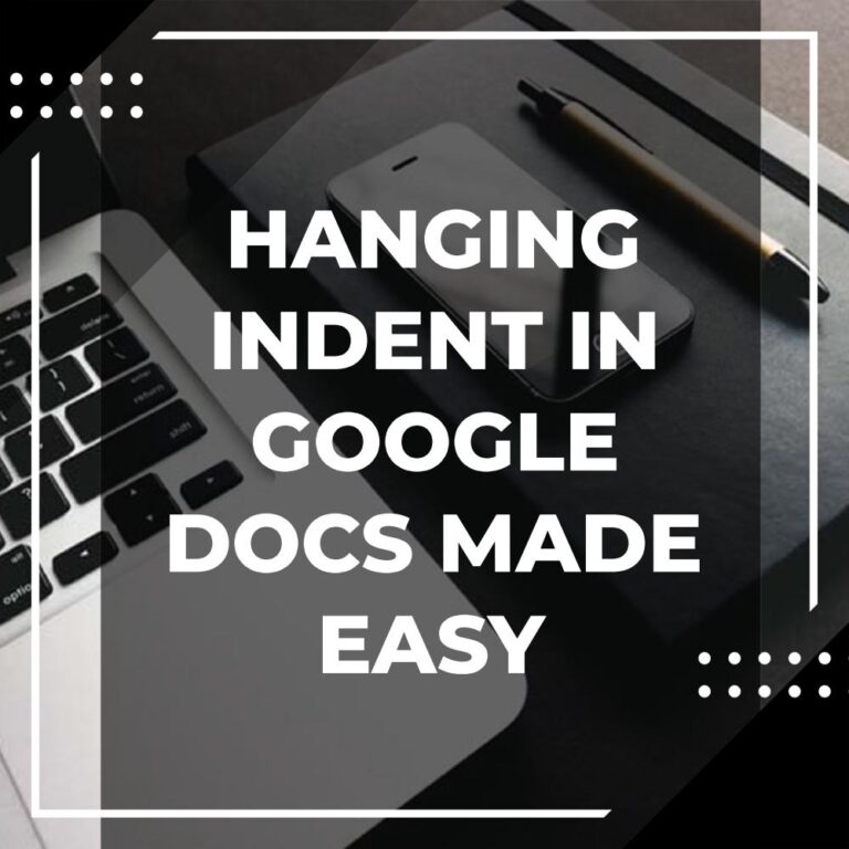 Hanging Indent sa Google Docs - Nakakapanghinayang