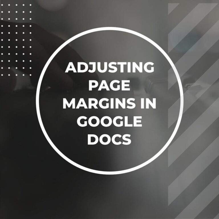 Cómo ajustar los márgenes en Google Docs - Adazing