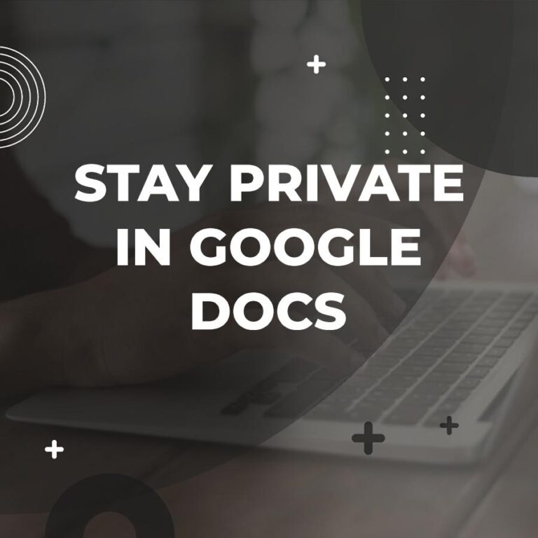 How to Become Anonymous in Google Docs - Adazing