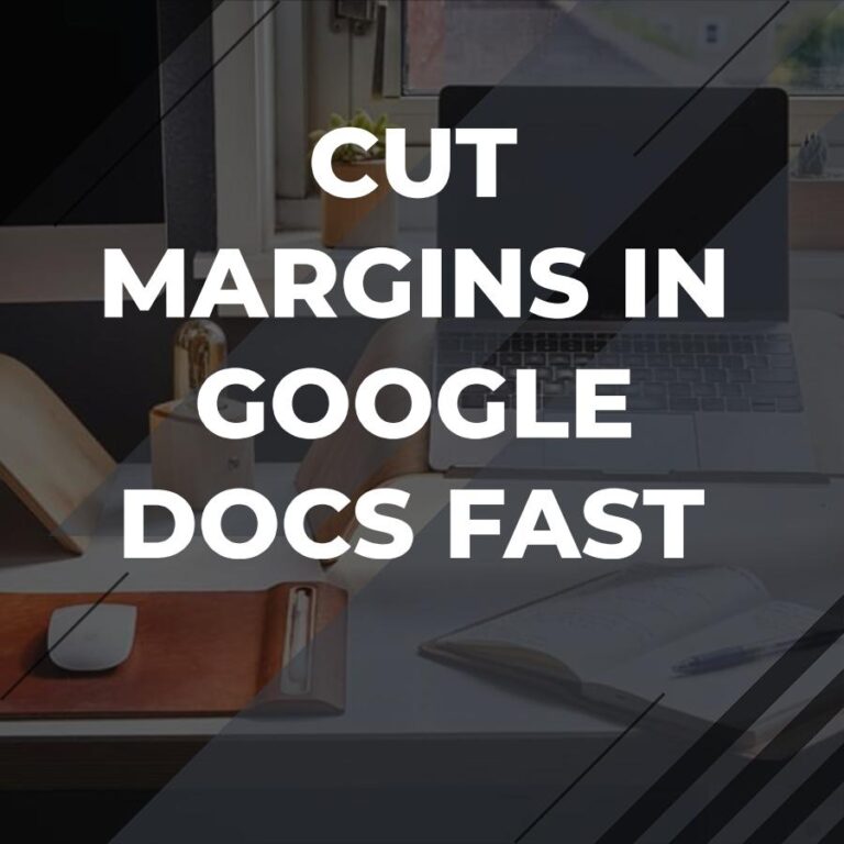 How to Decrease Margins in Google Docs - Adazing