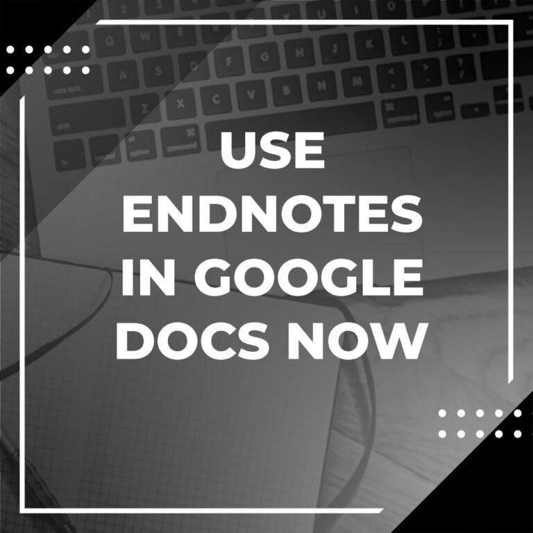 How to Endnotes in Google Docs - Adazing