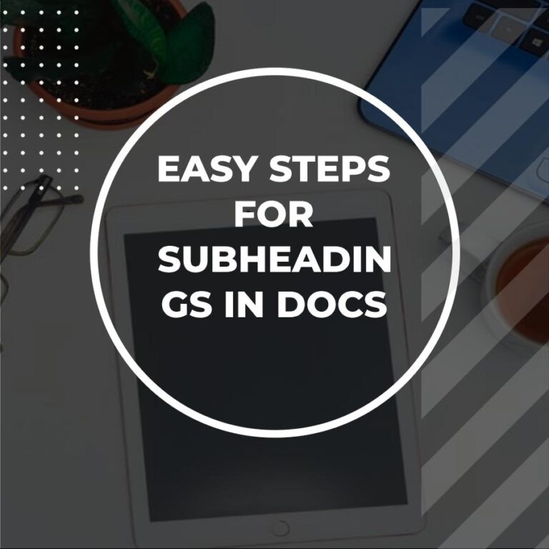 Cara Membuat Subjudul di Google Docs - Adazing