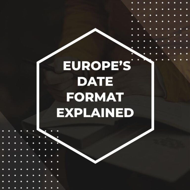 How Does Europe Write Dates: A Guide to Formats and Customs - Adazing