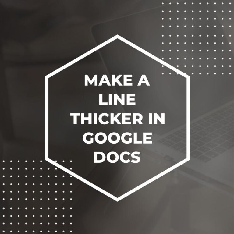 How to Make Horizontal Line Thicker in Google Docs - Adazing