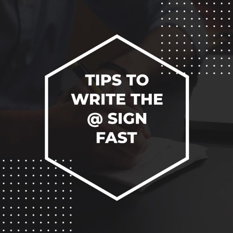 How to Write @: A Step-by-Step Guide for Book Lovers - Adazing