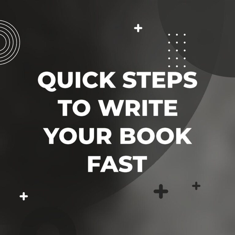 How to Write a Book Quickly: Fast-Track Your Author Journey - Adazing
