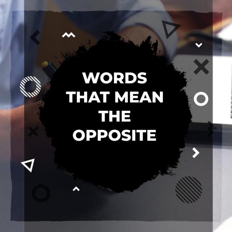 Antonyms Examples: Understanding the Power of Opposites - Adazing